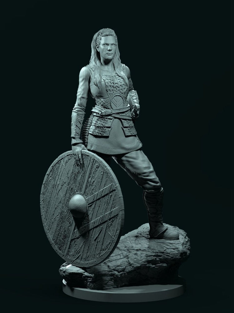 Ancient Roman Female Soldier Unpainted Resin Figure 1/18 Scale Unassem ...