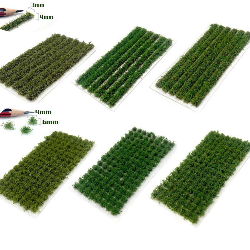 Miniature Vegetable Field Grass Bush Plant Model Sand Table Dollhouse ...