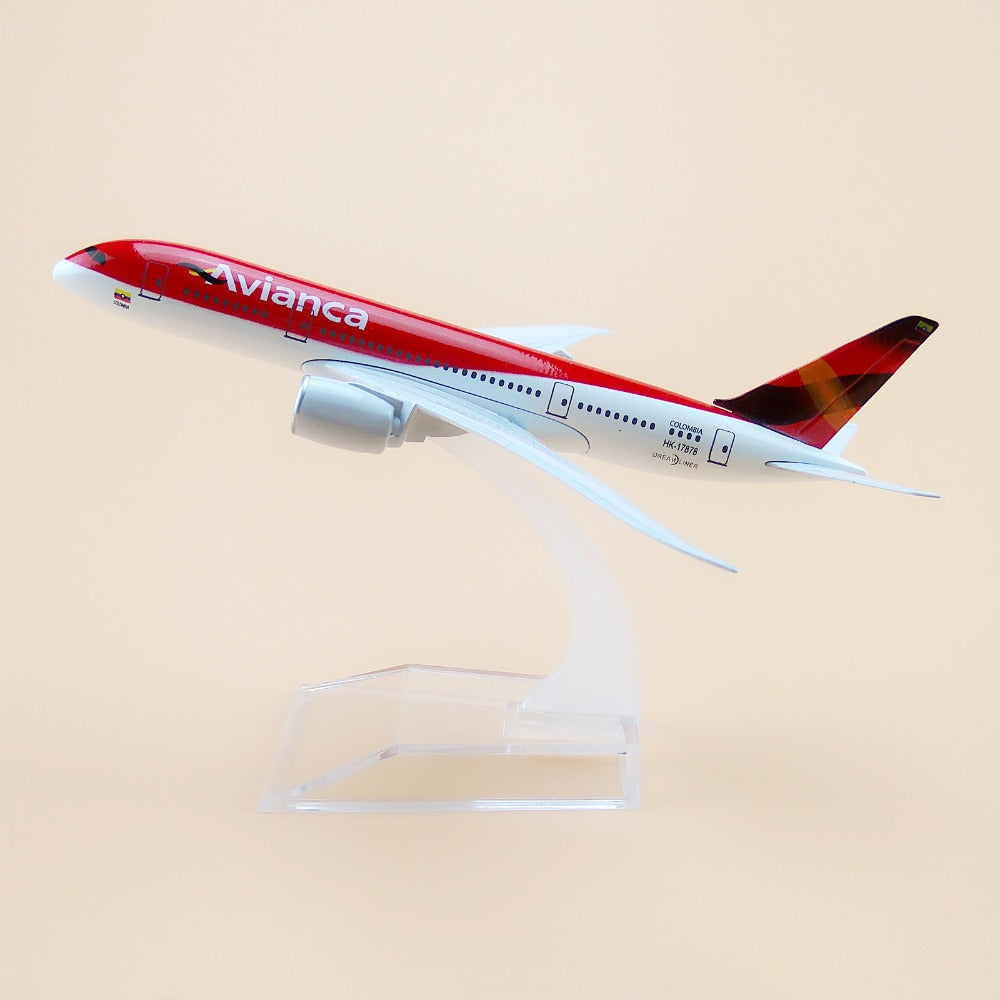 Avianca Airlines Colombia Boeing 787 Airplane 16cm Diecast Plane Model ...