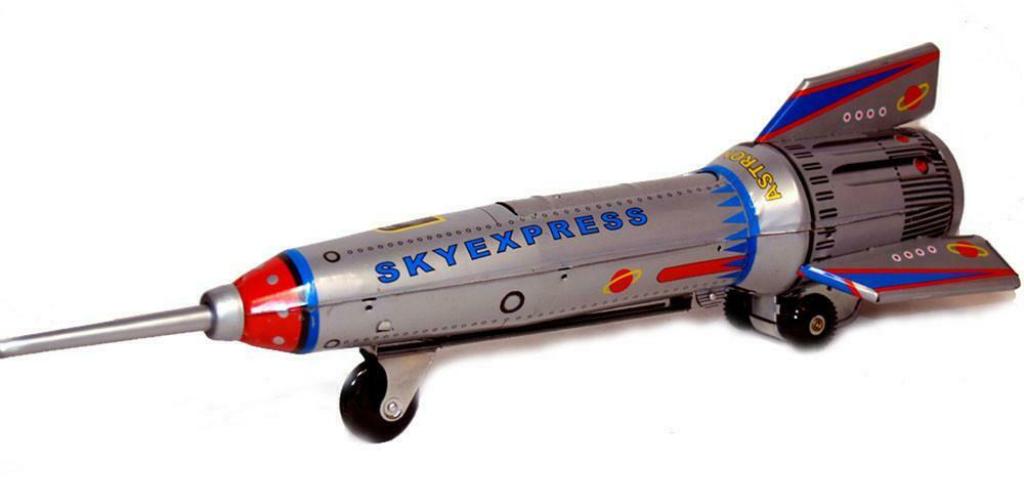 tin toy rocket